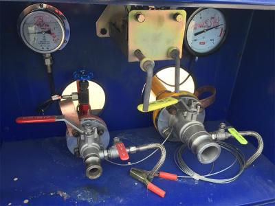 China De semi van de het Gastanker van Aanhangwagenlpg Vrachtwagen 14000Gal 54000 Liter in Halfronde Schotel beëindigt Tank Te koop