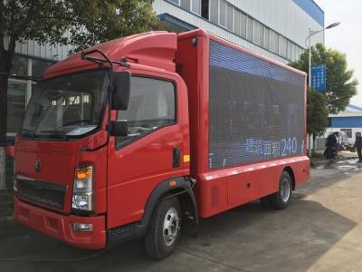 Cina Camion mobile Howo del tabellone per le affissioni di Digital LED 4 tonnellate di controllo sincrono di VGA in vendita