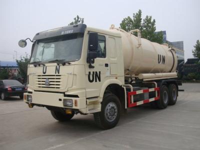 China Full Driving 12 Wheel UN Sewage Tanker Truck With Self Dumping System 10m3 To 12m3 for sale