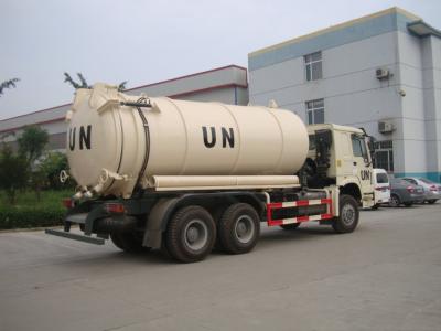 China Full Driving 12 Wheel UN Sewage Tanker Truck With Self Dumping System 10m3 To 12m3 for sale