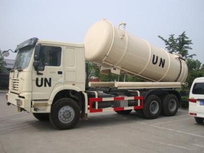 China Full Driving 12 Wheel UN Sewage Tanker Truck With Self Dumping System 10m3 To 12m3 for sale