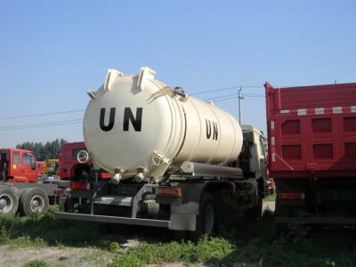 China Full Driving 12 Wheel UN Sewage Tanker Truck With Self Dumping System 10m3 To 12m3 for sale