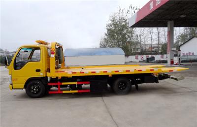 Cina Il camion di rimorchio del demolitore di ISUZU 4X2 100HP 4,2 misura il camion con un contatore a base piatta di recupero di incidente in vendita