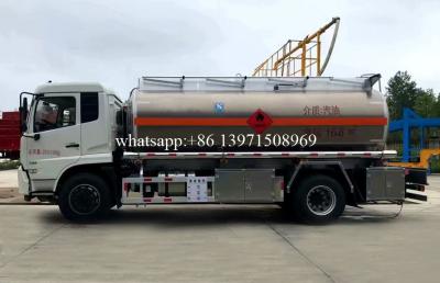 China 15000 litros molham o petroleiro liga de aço inoxidável/de alumínio do caminhão de Bowser à venda