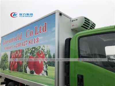 China SINOTRUK HOWO Refrigerated Van Truck Thermo King Refrigerator Unit Meat Fish Vegetable Fruit Transport Truck for sale