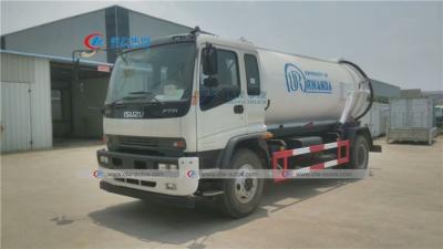 China 95km/h 10000 Liters ISUZU FTR Sewage Suction Truck for sale