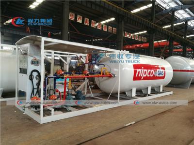 Cina 10 stazione di scivolo di tonnellata 20cbm GPL con l'erogatore di riempimento in vendita