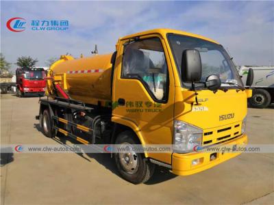 Cina Camion di aspirazione di vuoto del motore diesel 3000L 3m3 di ISUZU 100P in vendita