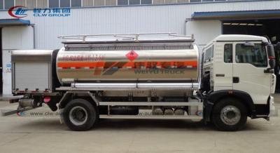 Cina Camion dell'erogatore del combustibile dell'elicottero della lega di alluminio di Sinotruk Howo 15000L in vendita