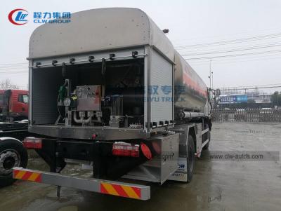 Cina Camion dell'erogatore del combustibile dell'elicottero della lega di alluminio di Sinotruk Howo 15000L in vendita