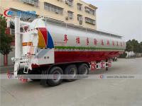 China 65m3 Electrical Hydraulic Driving Bulk Feed Trailer 3 Axles 40000kg GVW for sale
