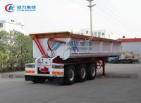 China ADR Standard 3 Axle Side Dump Semi Trailer 25m3 40 Ton Payload for sale