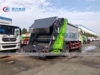 China Dongfeng 8 Ton Left Hand Drive Garbage Compactor Truck 12CBM 180HP for sale