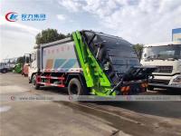China Dongfeng 8 Ton Left Hand Drive Garbage Compactor Truck 12CBM 180HP for sale