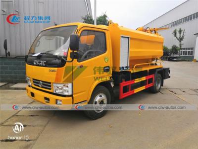 China Dongfeng 4000L High Pressure Vacuum Septic Suction Truck for sale