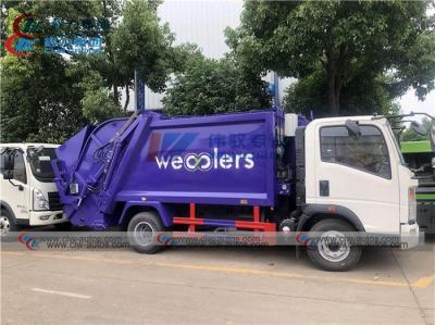 Cina Camion compresso del compattatore di rifiuti di auto di HOWO 5000L in vendita