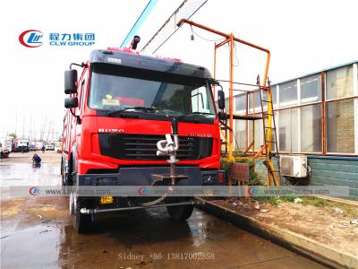 Cina Camion fuori strada di salvataggio del fuoco di Sinotruk Howo 4X4 con il motore diesel in vendita