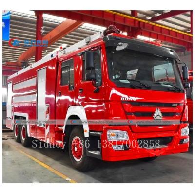 Cina Camion dei vigili del fuoco di Sinotruk Howo 6X4 per il deposito del gas e del petrolio in vendita