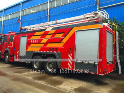 Cina Camion dei vigili del fuoco di Sinotruk Howo 6X4 per il deposito del gas e del petrolio in vendita