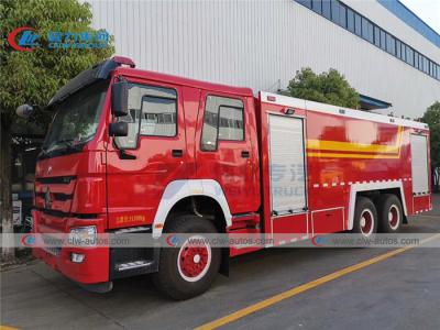 Cina Camion di estinzione di incendio della schiuma dell'acqua di Sinotruk Howo 6X4 336HP 12T in vendita