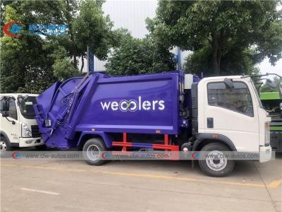 Cina Camion compresso del compattatore di rifiuti di auto di HOWO 5000L in vendita
