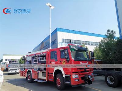 China Sinotruk Howo 336HP 5T Rescue Fire Truck With Winch for sale
