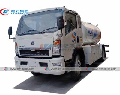 Cina Autocisterna del propano del motore diesel RHD Howo 160HP 15m3 in vendita