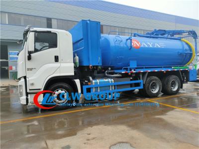 China De Vrachtwagen van ISUZU GIGA 18 Ton Combined Vacuum Sewer Jetting Te koop
