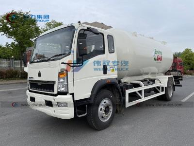 China Caminhão de tanque do propano líquido de Sinotruk HOWO 4X2 15000L 12000L à venda