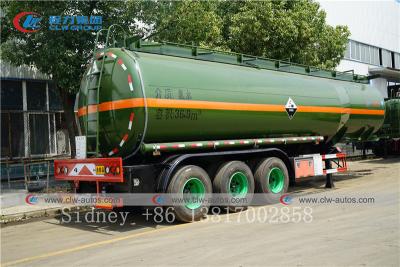 China 36cbm Q345 Mild Steel Liquid Ammonia Tanker Semi Trailer for sale