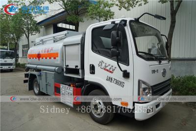 Cina Camion dell'erogatore del combustibile del acciaio al carbonio di FAW 4X2 5m3 Q235 in vendita