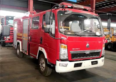 China RHD Sinotruk HOWO 4X2 Fire Rescue Truck With YUCHAI Engine for sale