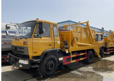 Cina Camion di immondizia del caricatore di salto del braccio dell'oscillazione di Dongfeng 4X2 170HP 10cbm in vendita