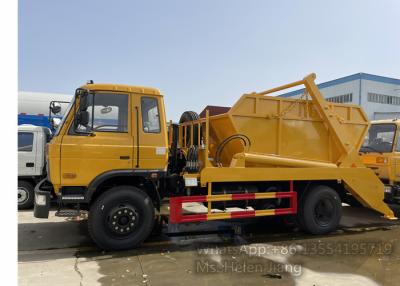 Cina Camion di immondizia del caricatore di salto del braccio dell'oscillazione di Dongfeng 4X2 170HP 10cbm in vendita