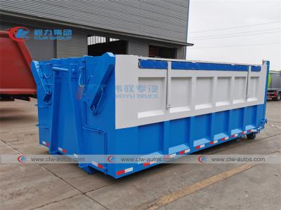 China Sinotruk 10t Hook Lift Garbage Truck With Hydraulic Tipping Box for sale