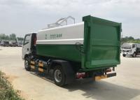 China Dongfeng 4x2 Side Loading Bin Waste Compactor Truck 5000kg Capacity 190hp for sale