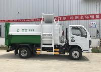 China Dongfeng 4x2 Side Loading Bin Waste Compactor Truck 5000kg Capacity 190hp for sale