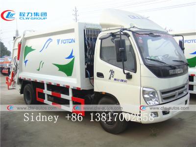 Cina Camion di immondizia del compattatore di Foton Ollin 8cbm 4X2 per la raccolta di rifiuti della città in vendita