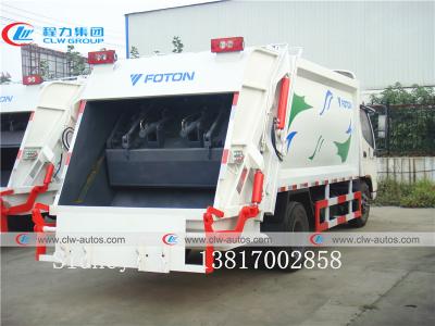 Cina Camion di immondizia del compattatore di Foton Ollin 8cbm 4X2 per la raccolta di rifiuti della città in vendita