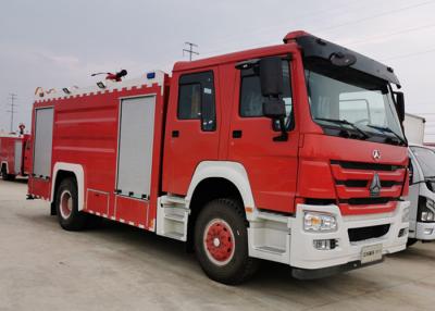 China Sinotruk HOWO 4X2 6 Wheels 266HP 8CBM Fire Fighting Truck for sale