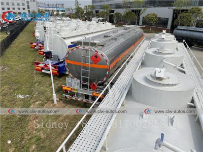 Cina 3 rimorchio diesel dei semi del camion di trasporto del acciaio al carbonio dell'asse 40CBM Q235 in vendita