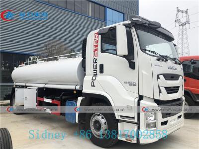 China ISUZU Giga 6000L Water Bowser Truck With Carbon Steel Tank for sale