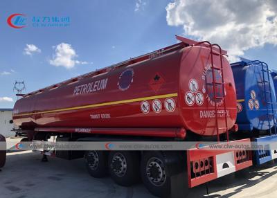 China CCC 42CBM Air Suspension Fuel Tanker Trailer With 6 Compartments for sale