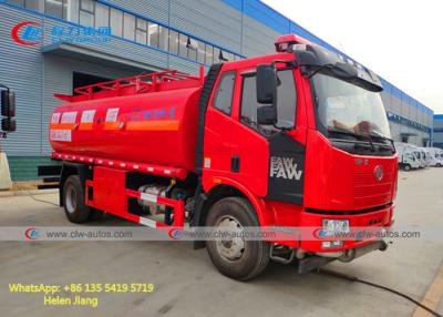 Camión del transporte del aceite de LHD FAW 4x2 15cbm con la bomba