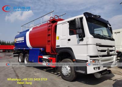 Cina Autocisterna di consegna del combustibile di Sinotruk Howo 6X4 371HP 20M3 con 5 compartimenti in vendita