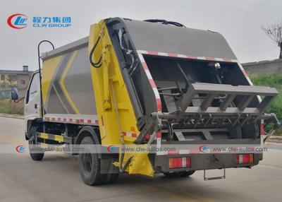 Cina Camion del compattatore di rifiuti del caricatore della parte posteriore di JMC 4x2 115hp 5M3 6M3 in vendita
