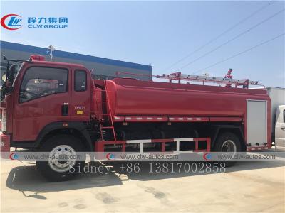 Cina Camion di estinzione di incendio del serbatoio di acqua di Sinotruk Howo 4x2 4CBM in vendita