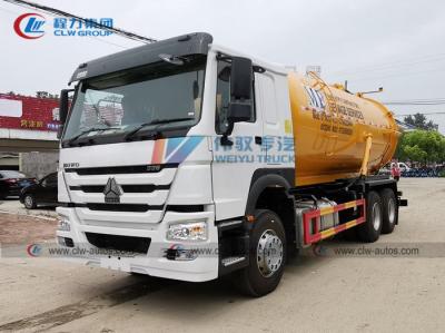 Cina Camion di aspirazione delle acque luride di vuoto di Sinotruk HOWO 6x4 15cbm 16cbm 18cbm 20cbm in vendita
