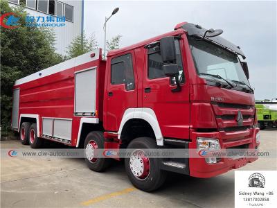 China Sinotruk Howo 8x4 371HP 20000L Fire Rescue Truck for sale