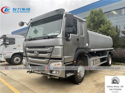 China HOWO 4x2 Left Hand Drive 10M3 Water Bowser Truck for sale
